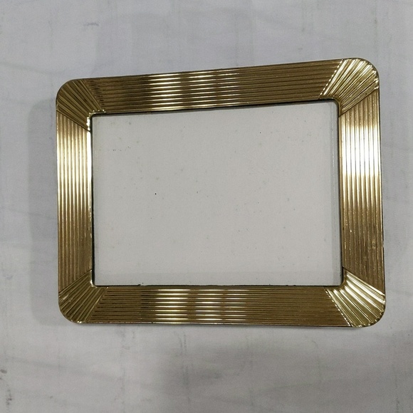 Vintage | Accents | Vintage Mcm Gold Toned Picture Frame Album | Poshmark